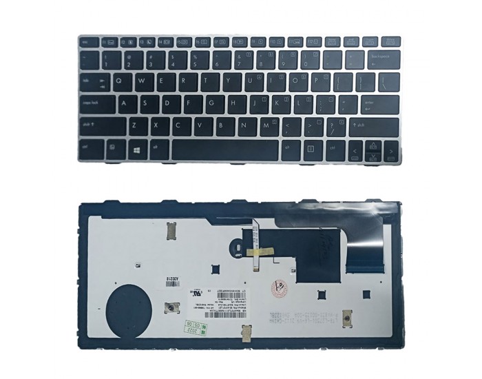 New US Laptop Keyboard For HP Elitebook Revolve 810 G1 G2 G3 Silver